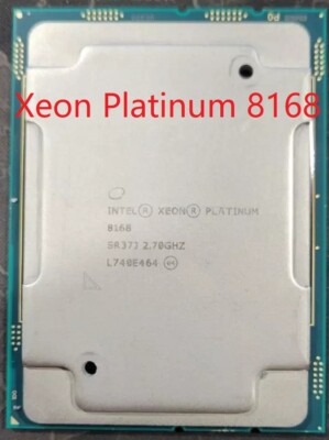 Intel Xeon Platinum 8168 LGA3647 24Core 48Threads SR37J 2.7GHz CPU ...