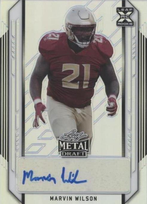 2021 Leaf Metal Draft - Marvin Wilson #BA-MW1 /99 (AU, RC) for sale ...