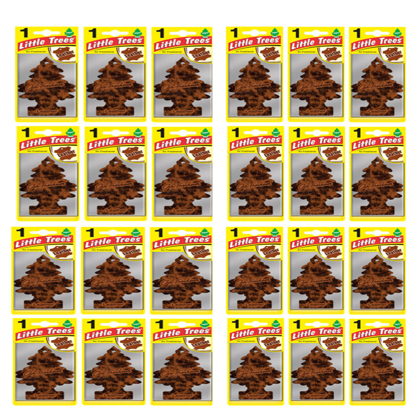 24x Magic Tree Leather Scent Tree Little Trees Car Home Air Freshener ...
