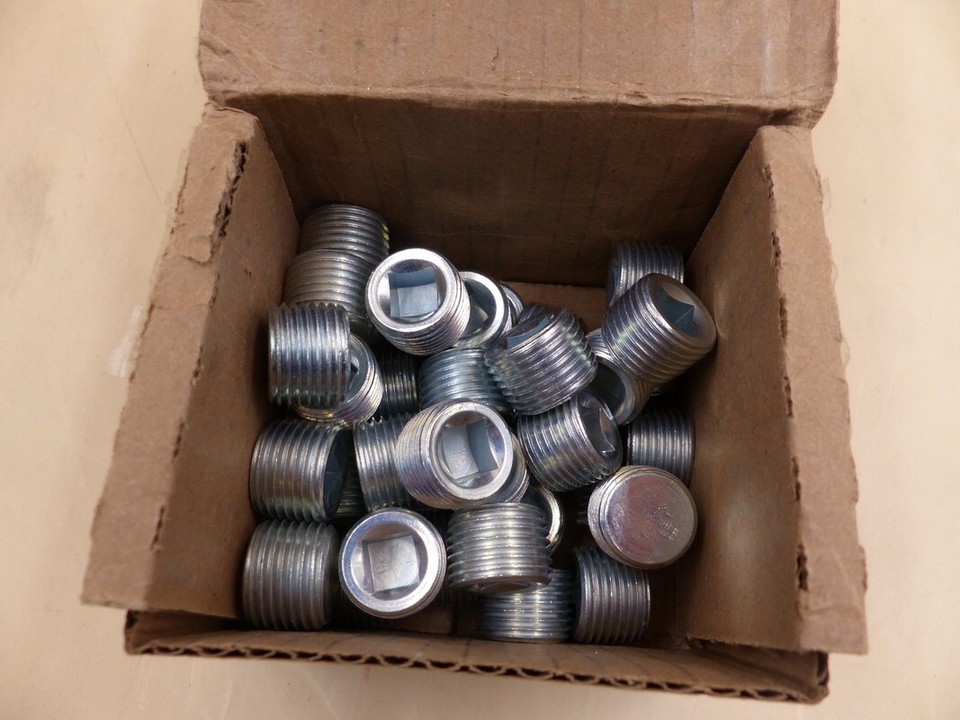 QTY 50 EATON PLG1 CROUSE-HINDS 1/2" IRON ALLOY RECESSED PIPE PLUG | eBay
