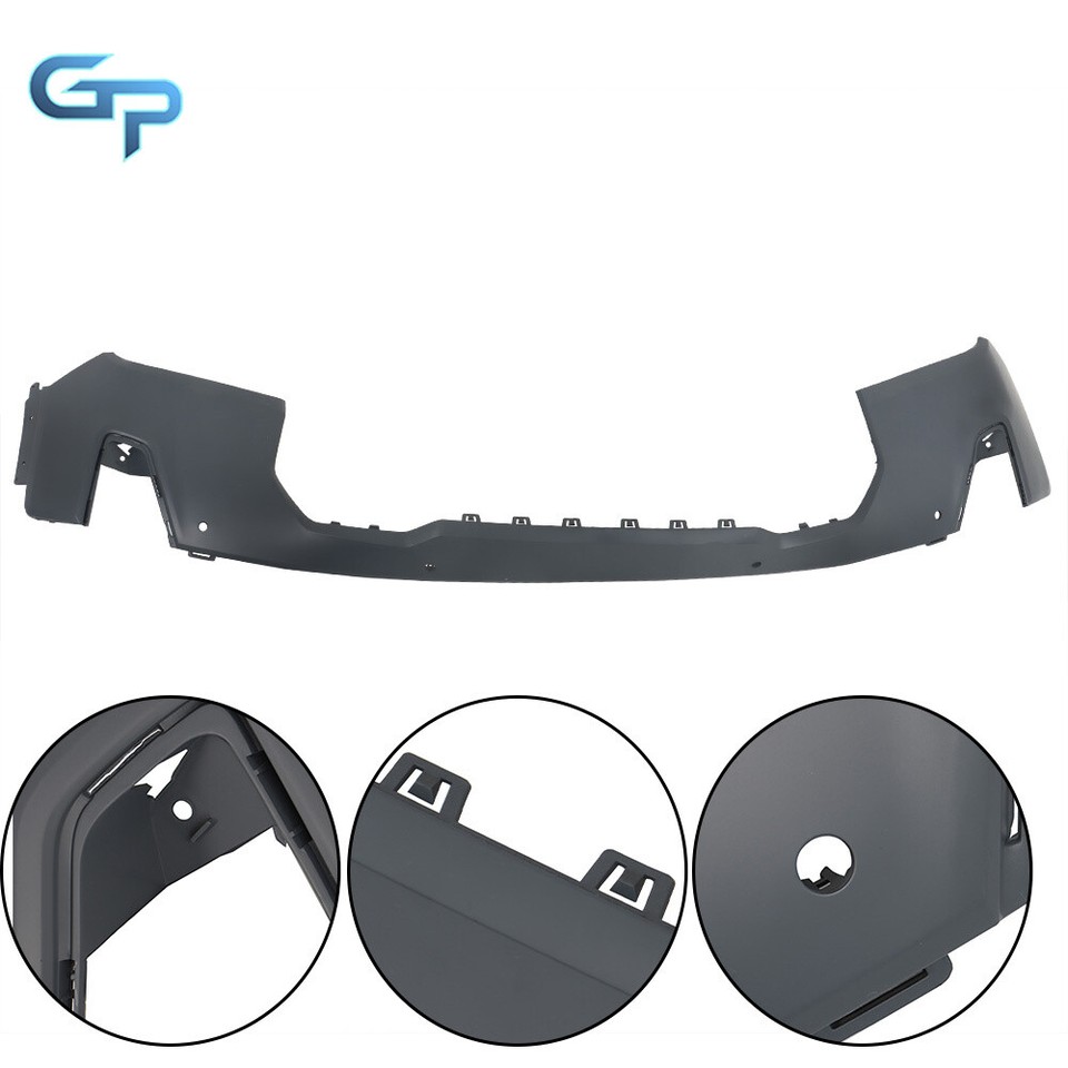 Front Bumper Upper Cover With Sensor Holes Plastic For 20-22 Acadia ...