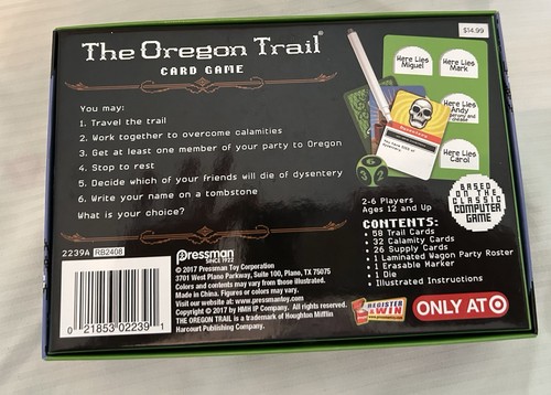 The Oregon Trail Card game 2016 Complete | eBay