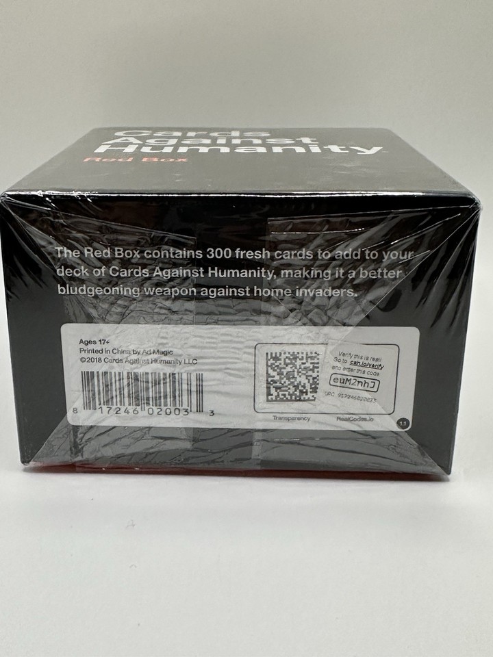Cards Against Humanity Game Red Box Expansion New & Sealed | eBay