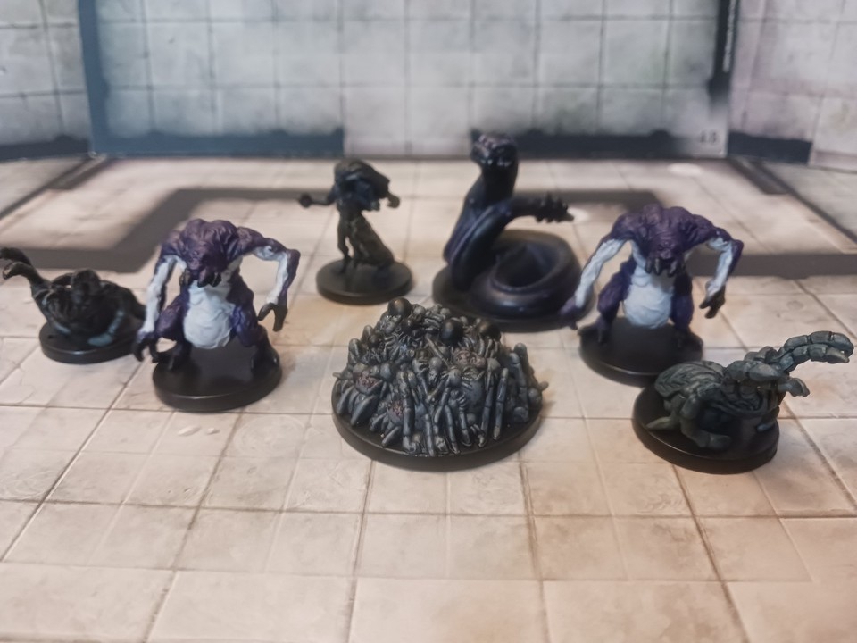 Dungeons and Dragons DnD Miniature Mini Lot: Underdark Lot B ...