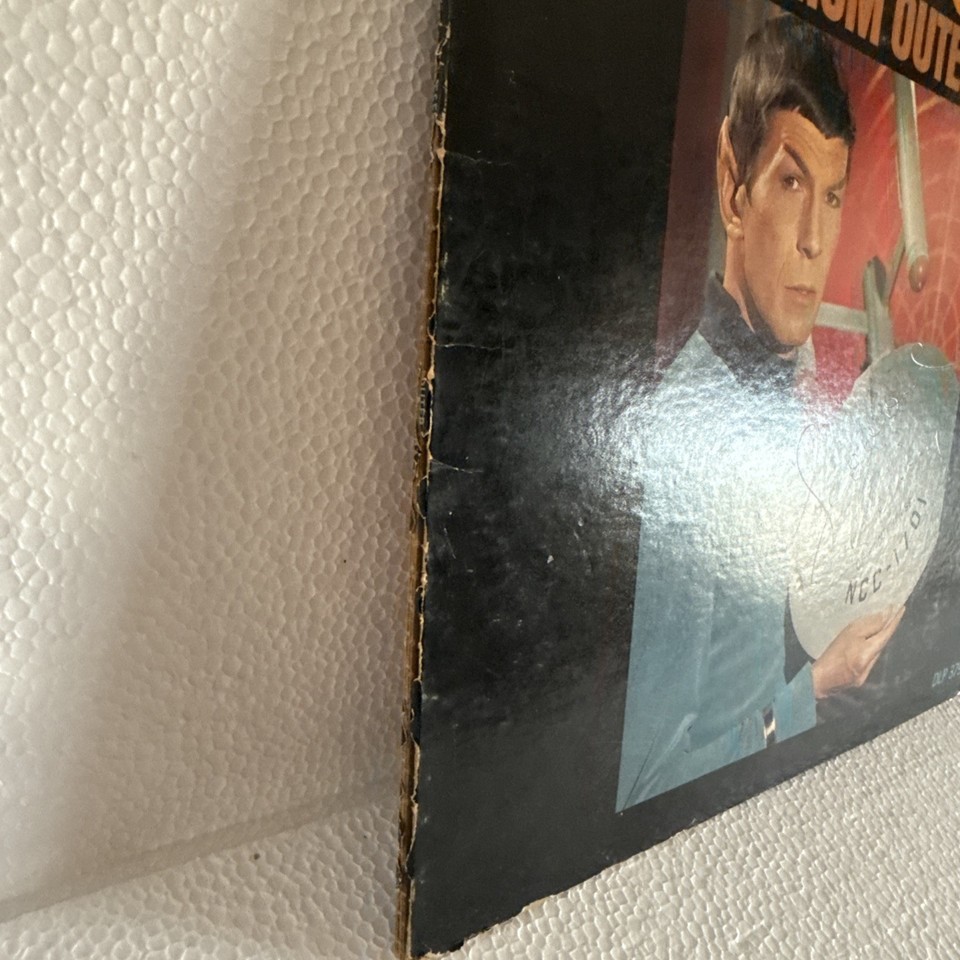 1967 SIGNED LEONARD NIMOY "MR. SPOCK'S MUSIC FROM OUTER SPACE" LP ALBUM ...