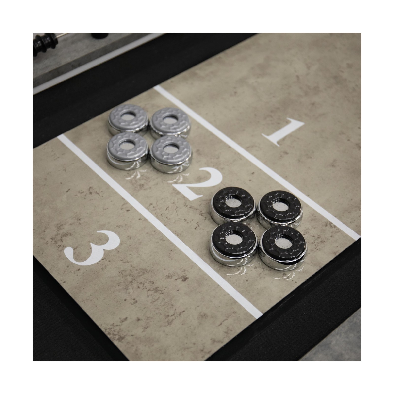 American Legend Stonebridge 9’ LED Light Up Shuffleboard Table with ...