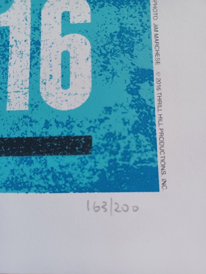 Bruce Springsteen 2016 Limited Numbered Tour Poster Gothenburg Sweden ...