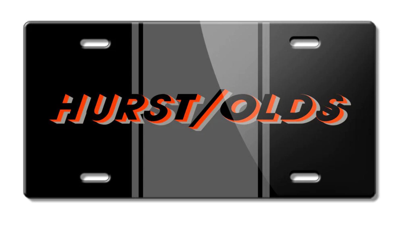 Oldsmobile HURST/OLDS Emblem 1984 Novelty Aluminum License Plate 16 ...