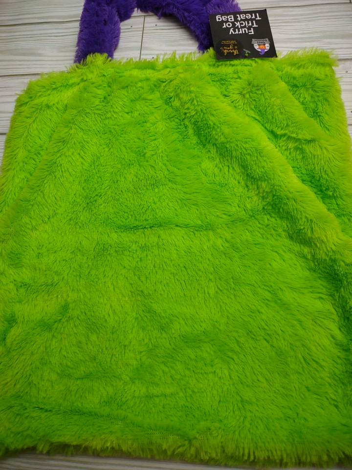 Frankenstein Halloween Monster Trick Or Treat Bag Emoji Face Furry ...