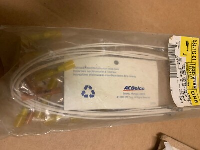 ONE GENUINE 15306189 GM / AC DELCO PT1346 WIRING WIRE CONNECTOR WITH ...