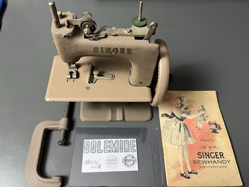 Vintage SINGER Model 20 Sewhandy Child’s Toy Sewing Machine 1950's ...