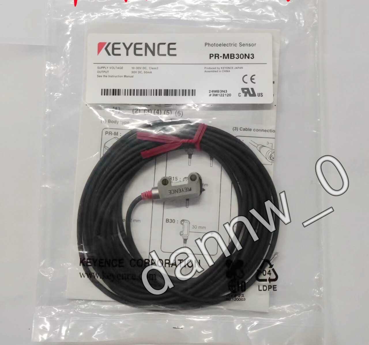 New Original KEYENCE PR-MB30N3 Photoelectric Sensor Switch | eBay