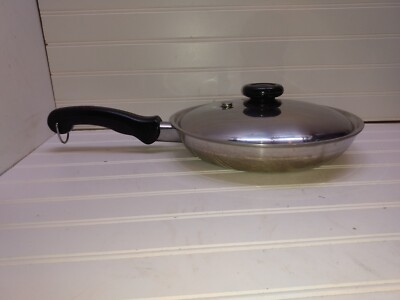 Saladmaster 10" Stainless Gourmet Skillet French Chef's Sauté Fry Pan ...