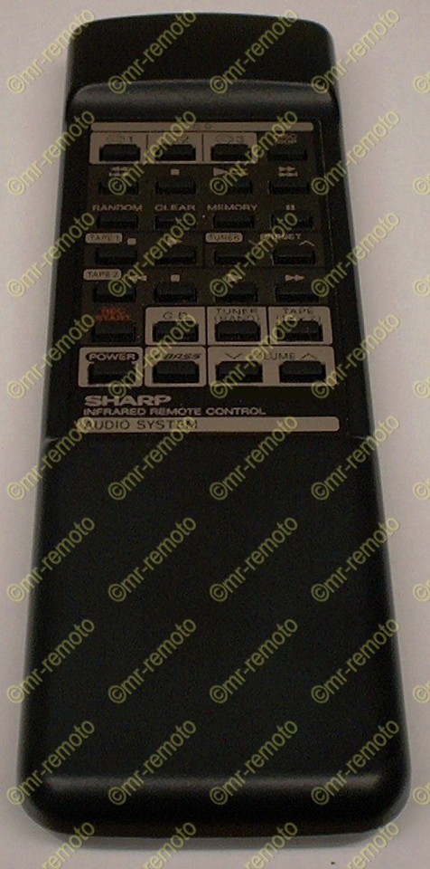 Genuine SHARP Remote Control for Audio System CD-C444 CD-C444L CD-C454 ...