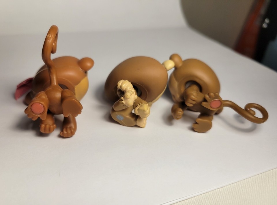 Littlest Pet Shop LPS Authentic Twin Monkey #56 #57 Rare! Plus Baby ...