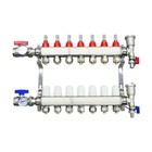 7-Branch Floor Heating Collection Pipe Stainless Steel Heating Manifold ...