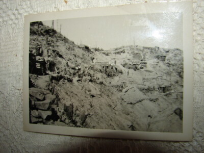 Real Photo - Are Bunkers on Bloody Ridge - Korea 1952-1953 | eBay
