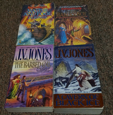 J. V. JONES 4 science fantasy books SERIES: BOOK OF WORDS plus others ...