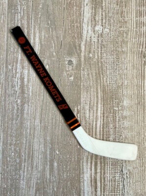 SUPER RARE 1990s Fort Wayne Comets IHL Mini Hockey Stick (Shinny Stick ...