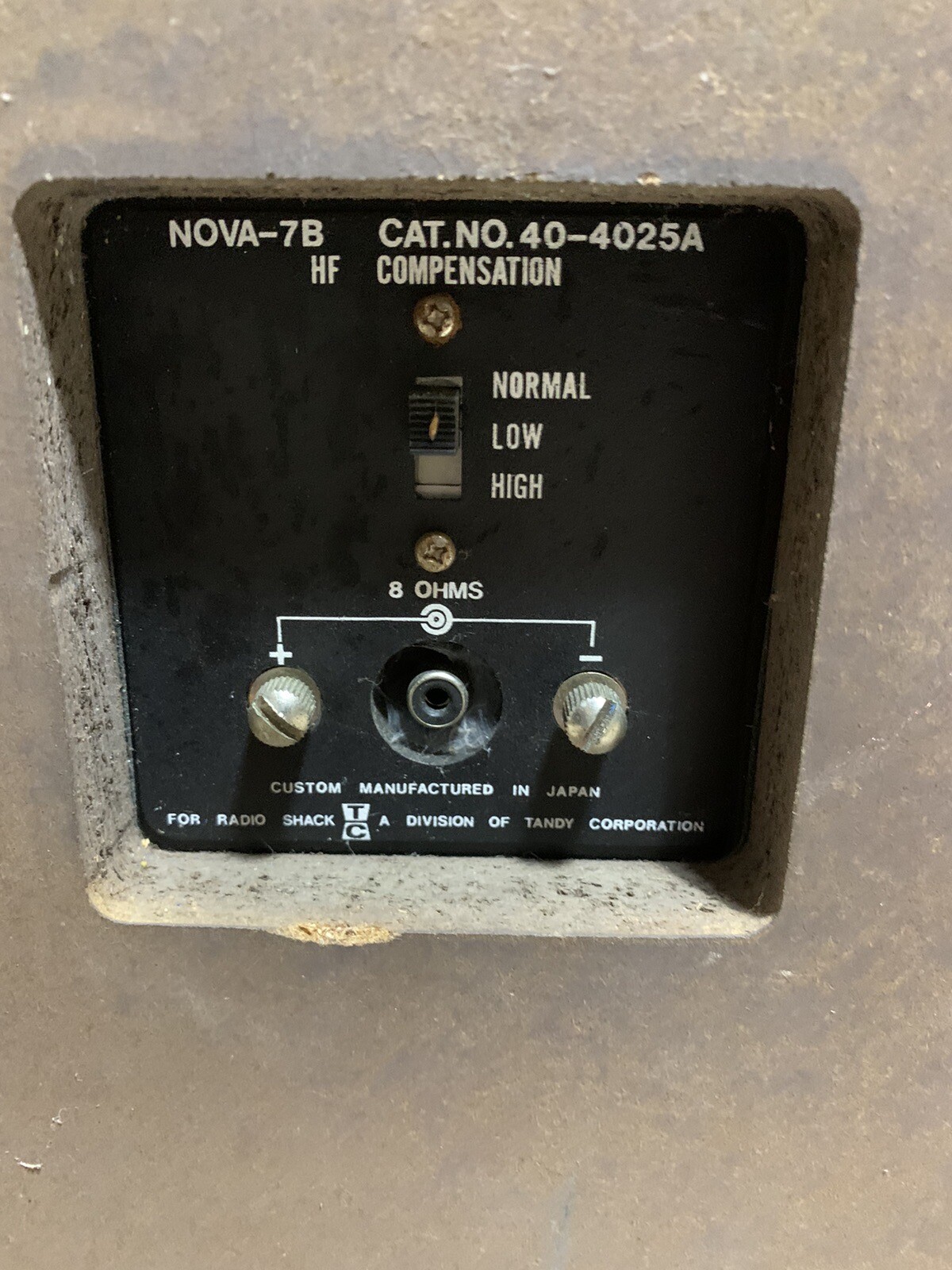 Vintage Radio Shack Nova-7B Cat.No.40-4025A 8 Ohms 2 Way Speakers | eBay