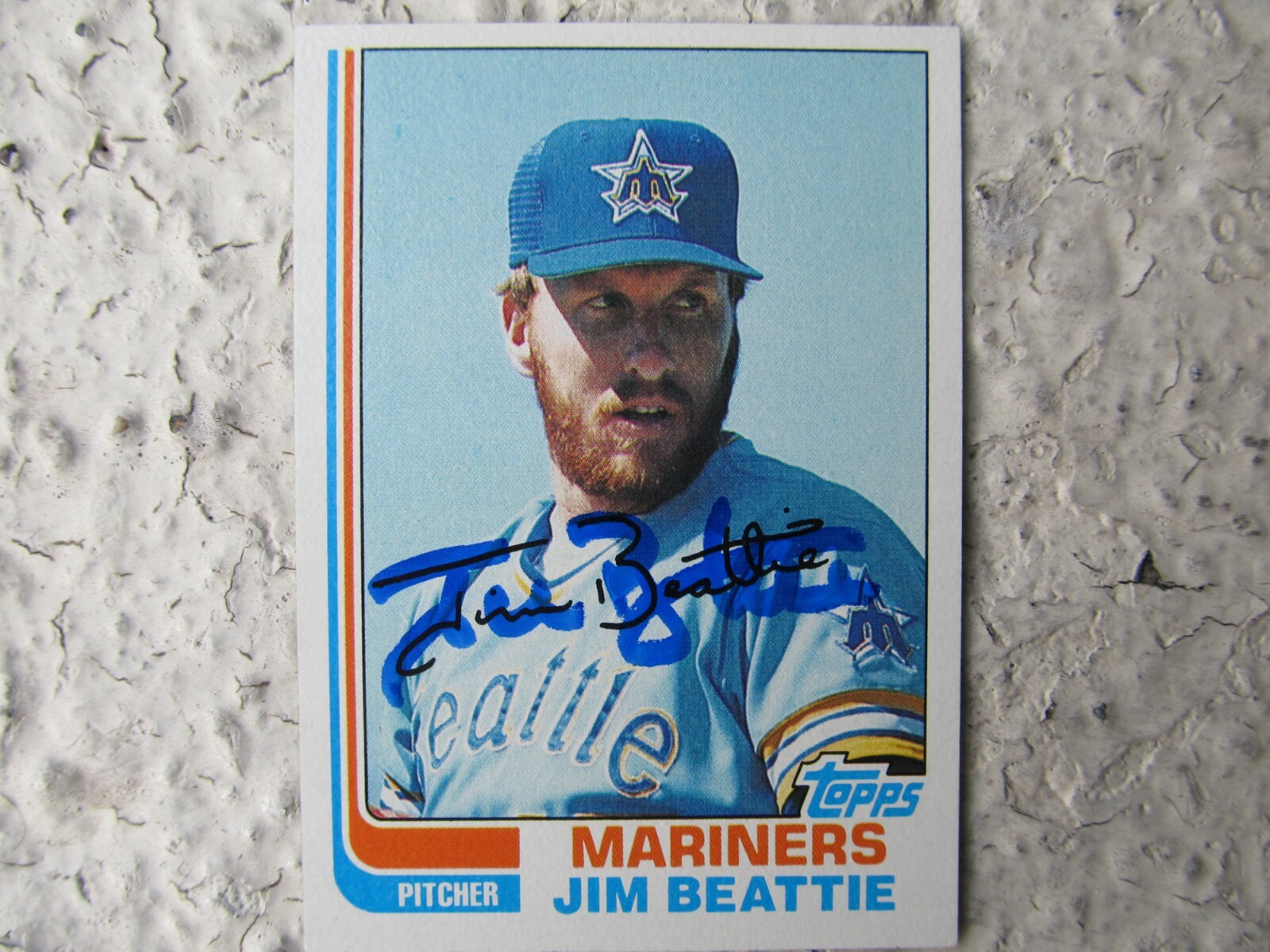 Mariners Jim Beattie Signed Autographed 1982 Topps Mint | eBay