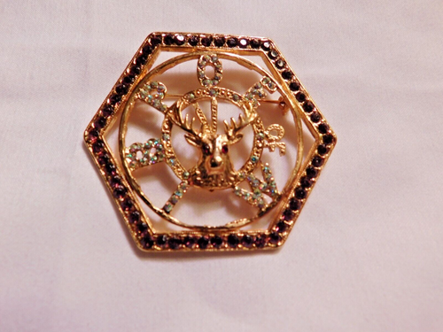 Vintage IBPOE of W Lapel Pin with Rhinestones | eBay