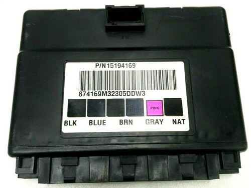 03-07 Sierra Silverado BCM PROGRAMMED TO YOUR VIN 15194169 BODY CONTROL ...