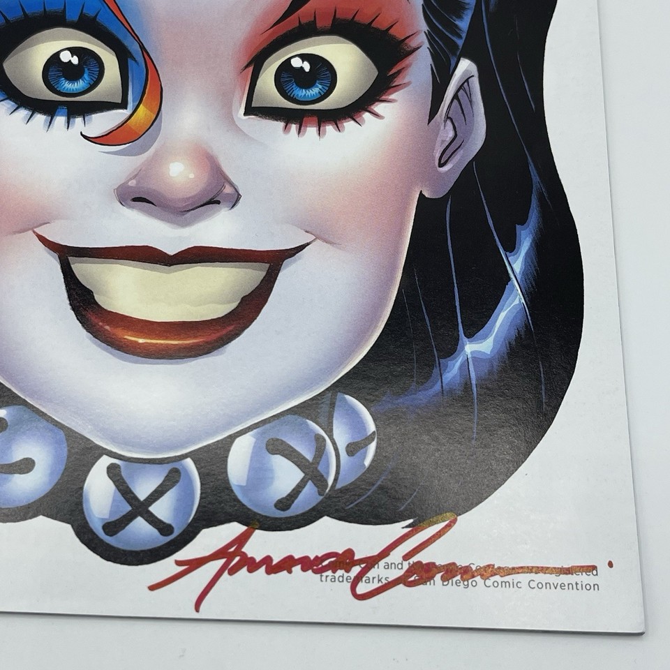 Harley Quinn #17 SDCC Exclusive Signed Amanda Conner Chad Hardin COA DC ...