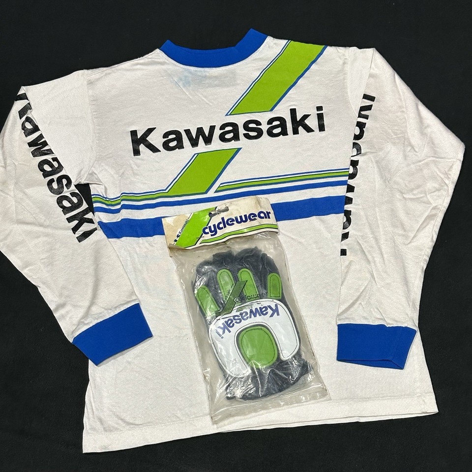 TEAM JT RACING KAWASAKI VINTAGE MOTOCROSS FOX RACING SUPERCROSS MX DG ...