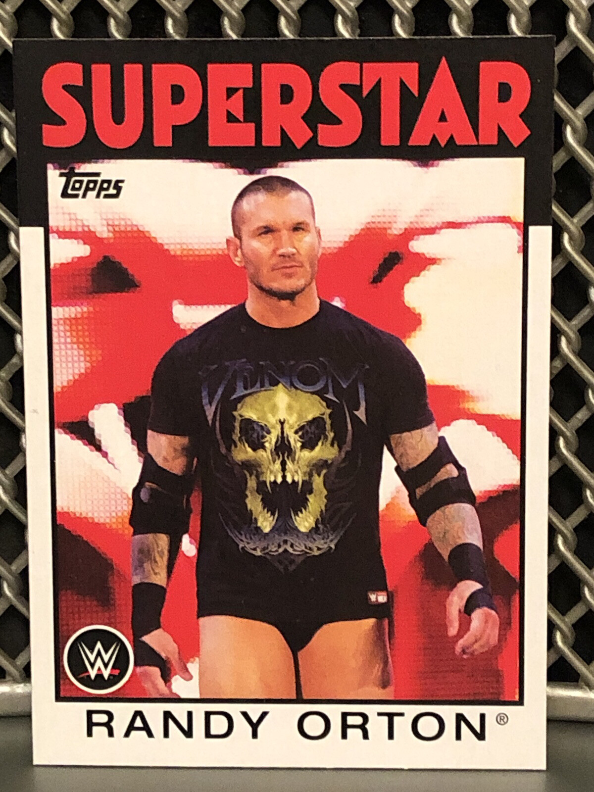 2016 Topps Heritage Randy Orton WWE Wrestling Card 1986 #27 Viper RKO ...