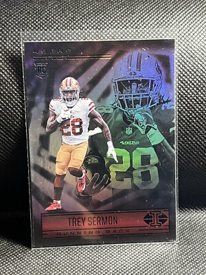 2021 Trey Sermon Panini Illusions Rookie Card SF 49ers No. 82 | eBay