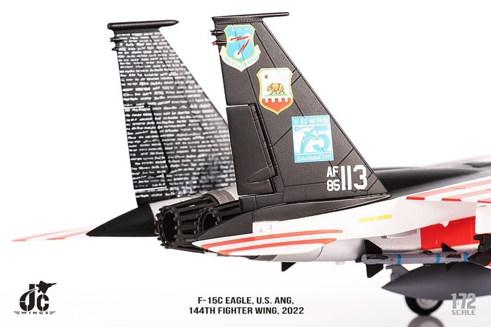 F-15C Eagle, US ANG, 144th Fighter Wing, 2022, 1/72, JCW-72-F15-029 | eBay