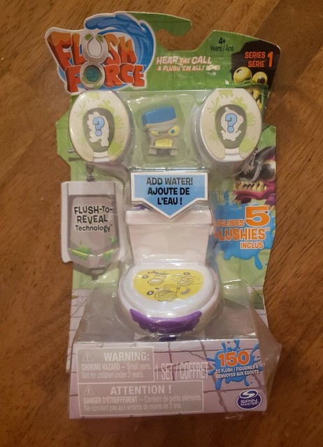 Flush Force Series 1 Filthy Set With 5 Collectible Flushies Spin Master ...