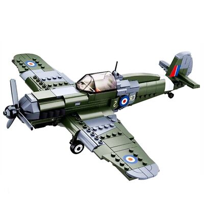 Military Building Blocks Spitfire Army Airplane - RAF Hurricane Fighter ...