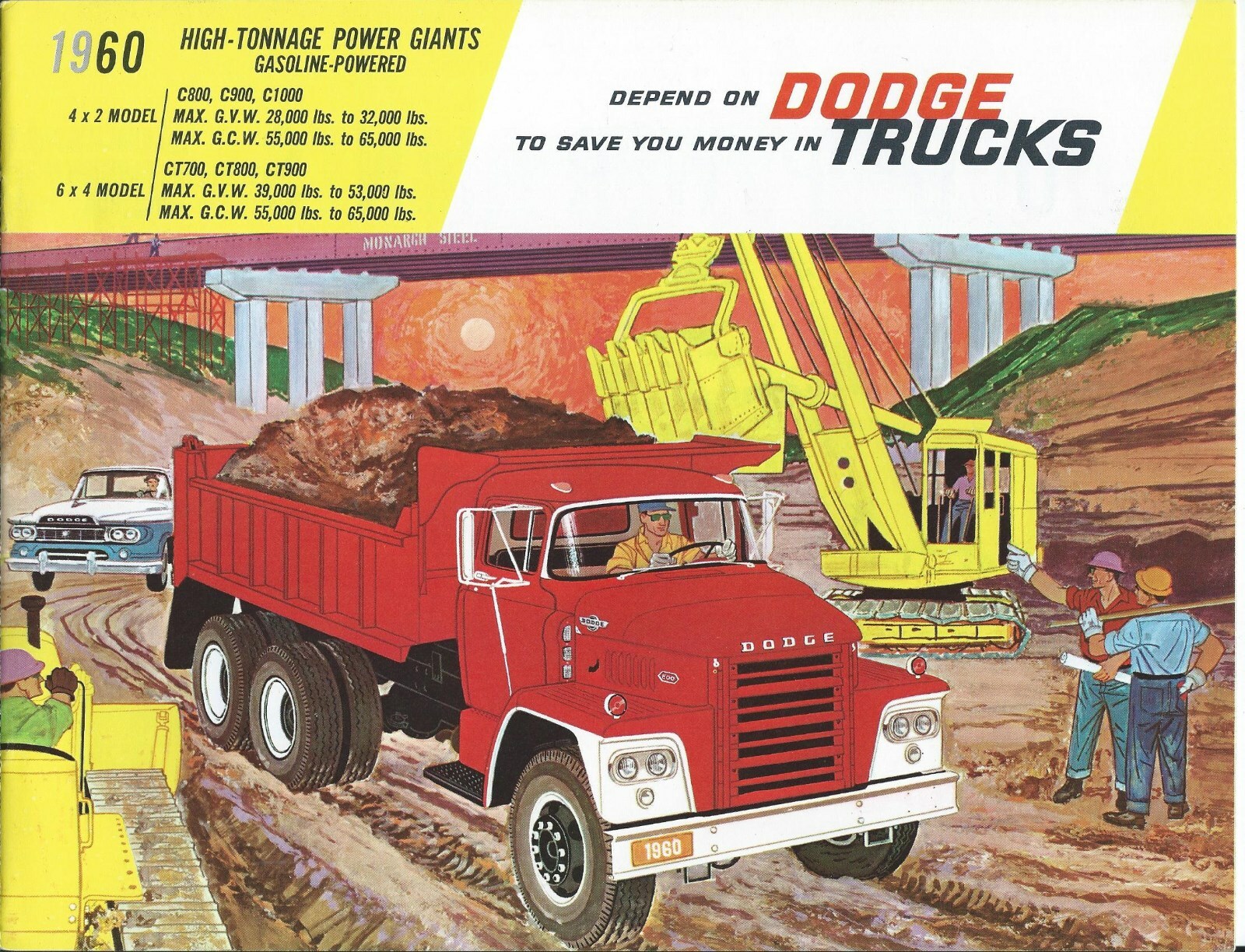 Truck Brochure - Dodge - C800 CT700 et al - High Tonnage - 1960 (T2915 ...