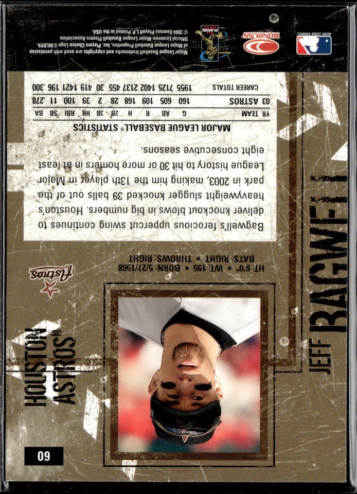 2004 Donruss Leather & Lumber #60 Jeff Bagwell NM | eBay