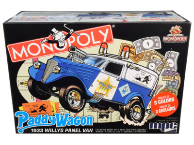 Model Kit 1933 Willys Panel Paddy Wagon Police Monopoly 85th ...