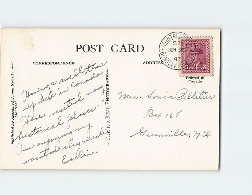 Postcard Chateau Frontenac and Dufferin Terrace Quebec City Quebec ...