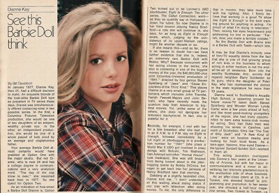 1979 TV ARTICLE DIANNE KAY is NANCY BRADFORD EIGHT IS ENOUGH TELEVISION ...