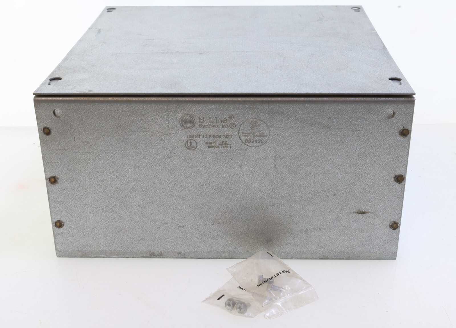 COOPER B-Line 12126-SC-NK Junction Box Enclosure 12x12x6 No Knockouts ...
