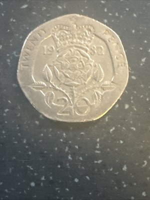 1982 20p Twenty Pence Coin, Original First Year Mint, UK | eBay UK
