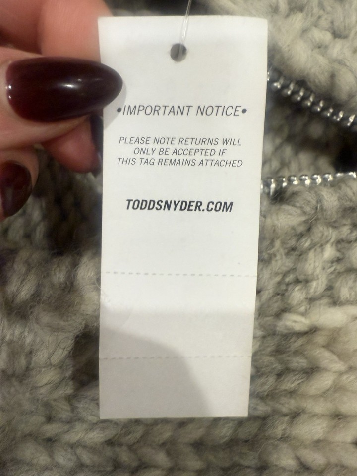 Todd Snyder Triangle Hand-Knit Cardigan Jacket in Heather Grey | eBay