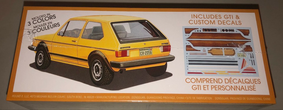AMT 1978 VW Golf GTI 1:24 scale model car kit 1213 | eBay