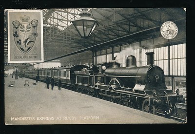 Railway L&NWR Manchester Express loco #1814 at Rugby Station Official ...
