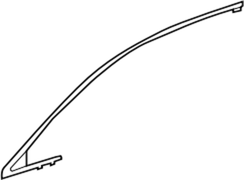 75071-78010 Toyota Moulding sub-assy, front door, outside rh 7507178010 ...