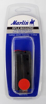 Marlin Rifle Magazine Fits Most .22lr 10 Round Blued Bolt Action NOS ...