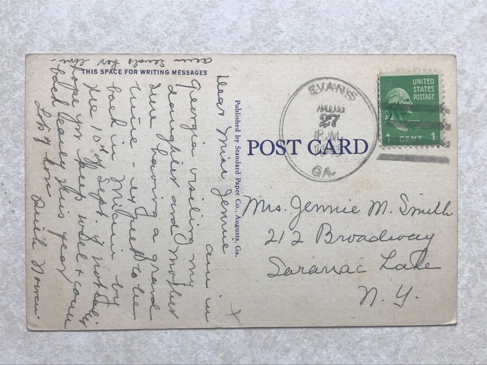 G915 Postcard Georgia Railroad Bank Augusta GA | eBay