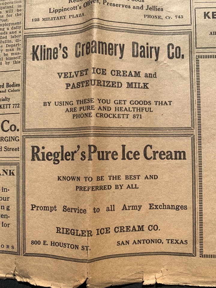 1918 WOW! RARE WW1 BALLOON CORPS DIVISION PILOT CAMP JOHN TEXAS ...