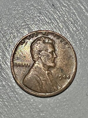 RARE 1944 Wheat Penny Error No Mint Mark “L” in Liberty Rim Error Cent ...