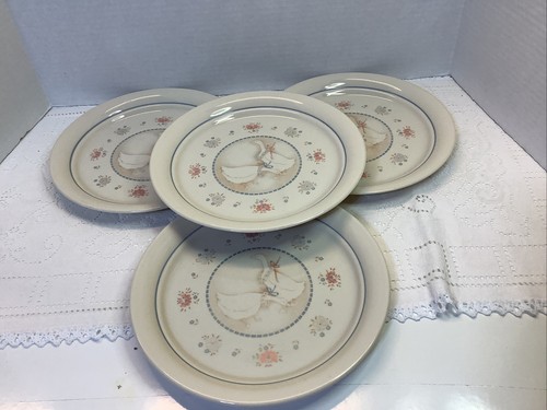 SET of 4 Corelle Country Promenade Salad Luncheon Plate 8 1/2" Goose ...